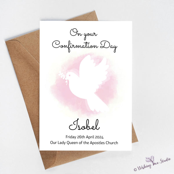 Personalised confirmation day card. Confirmation gifts Ireland ...