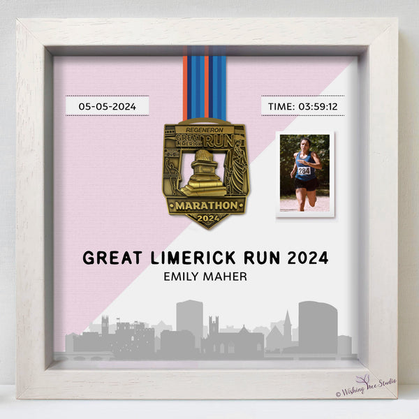 Great Limerick Run Medal Frame, Frame my medal, medal display frame ...